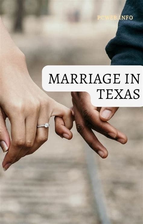 Marriage In Texas Laws Benefits Age Annulment