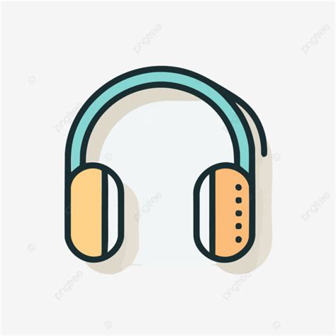 오디오 헤드폰 아이콘 디자인 Psd 벡터 흰색 바탕에 헤드폰 음악을 묘사한 직계 아이콘 플랫 아이콘 및 드리블에 의한 벡터