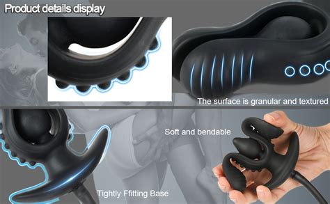 Mfmyee Inflated Silicone Super Big Butt Plug Dilator G Spot