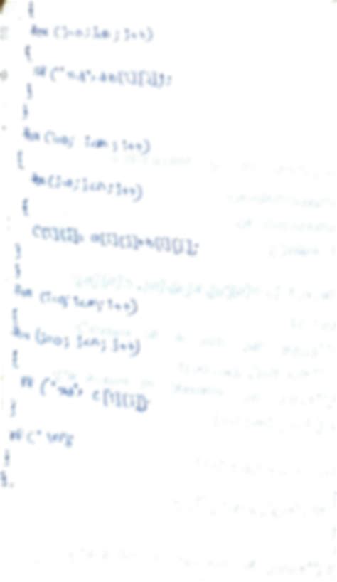 Solution Addition Of Two Matrices In C Studypool