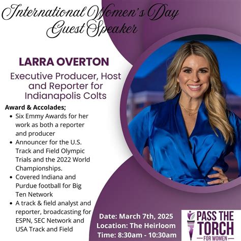 💜 International Womens Day 2025 💜 💜pass The Torch For Women Pass