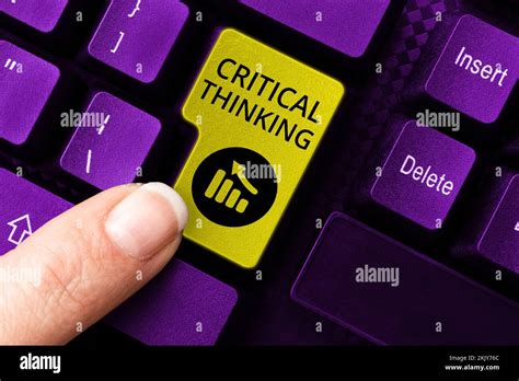 Sign Displaying Critical Thinking Concept Meaning Sequence Of Stages