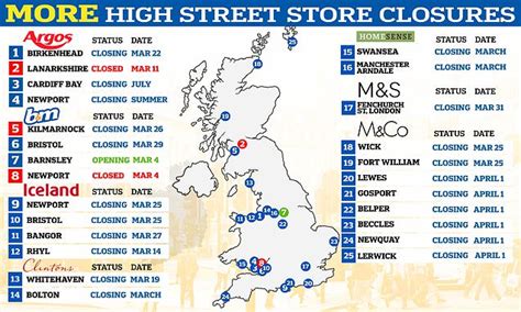 Argos Bandm Mands And Iceland Are All Closing Shops In Coming Weeks Full List Is Revealed This