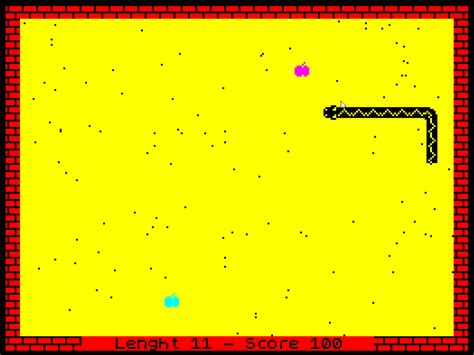 ZX Snake By Menyiques For Retro Snake Game Jam Itch Io