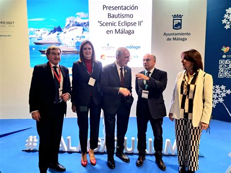 La naviera de lujo Scenic elige Málaga para celebrar el Bautismo de su