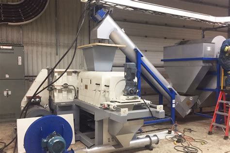 Plastic Film Screw Press Squeezer And Densifier System Plastic