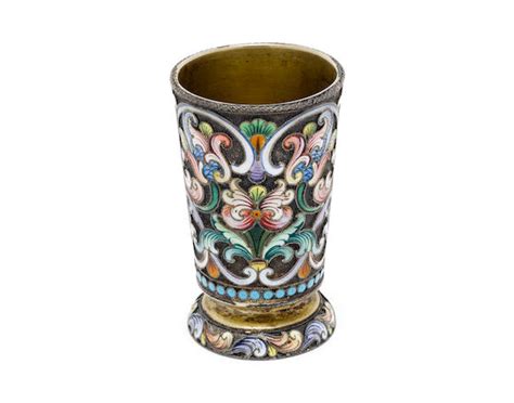 Bonhams An Early 20th Century Russian Silver Gilt And Cloisonné