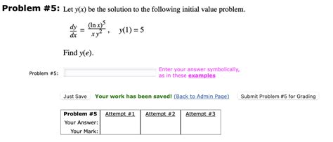 Solved Problem Let Y X Be The Solution To The Following Chegg Com