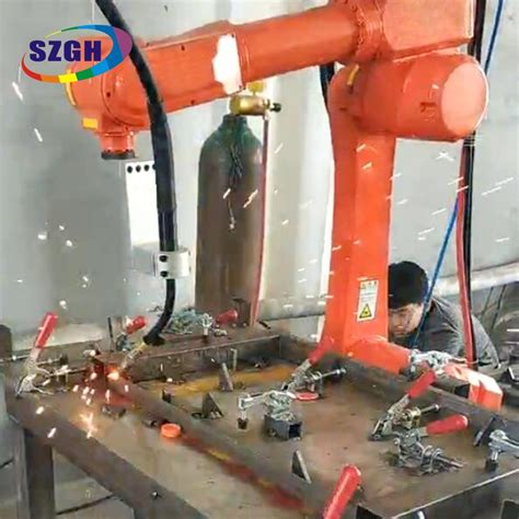 Industrial Robot Arm 6 Axis Robot Weld Machine By Laser Mig For Carbon