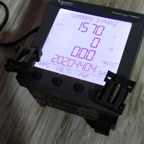 Jual Power Logic Schneider Pm800 Second Mulus Normal Lengkap Pengaitnya Kab Tangerang