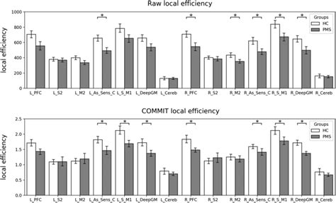 Barplot Showing The Local Efficiency Of All The Hubs Of The Motor Download Scientific Diagram