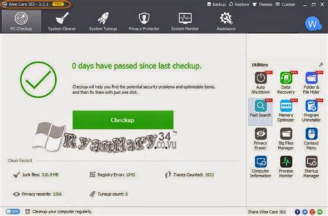 Free Wise Care 365 Pro License Key 2019 Hgmyfree