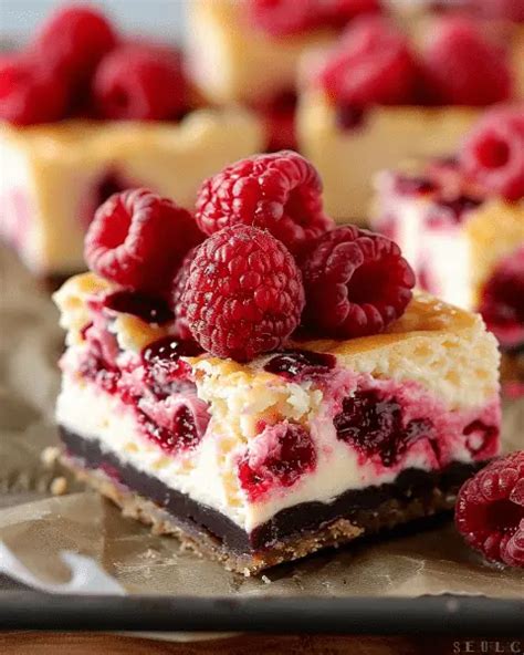 Raspberry Cheesecake Bars Recipes Smile