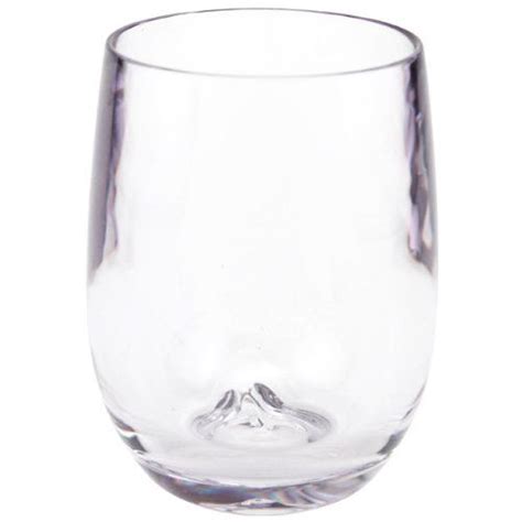 Strahl Stemless Osteria Wine Glass Polycarbonate 8 Oz Wine Glass
