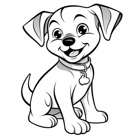 Ilustración De Animales De Dibujos Animados Para Perros Libro De