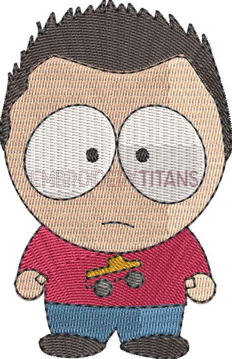 Filmore Anderson South Park Free Machine Embroidery Design Download In Pes Jef Vp3 Formats