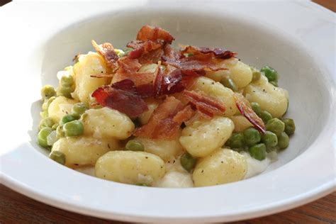 Gnocchi With Peas Pancetta And Lemon Ricotta