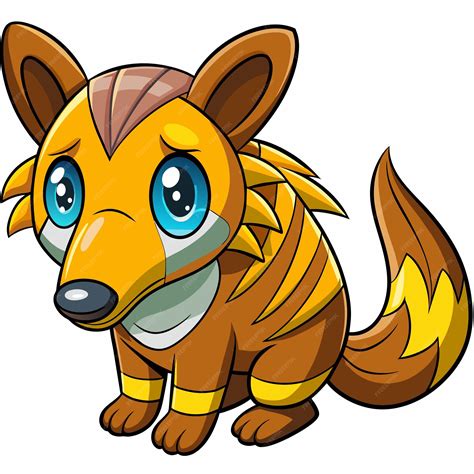 Premium Vector Anteater Rodent Cries Vector Kawaii