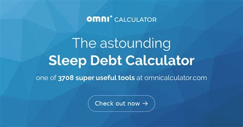 Sleep Debt Calculator