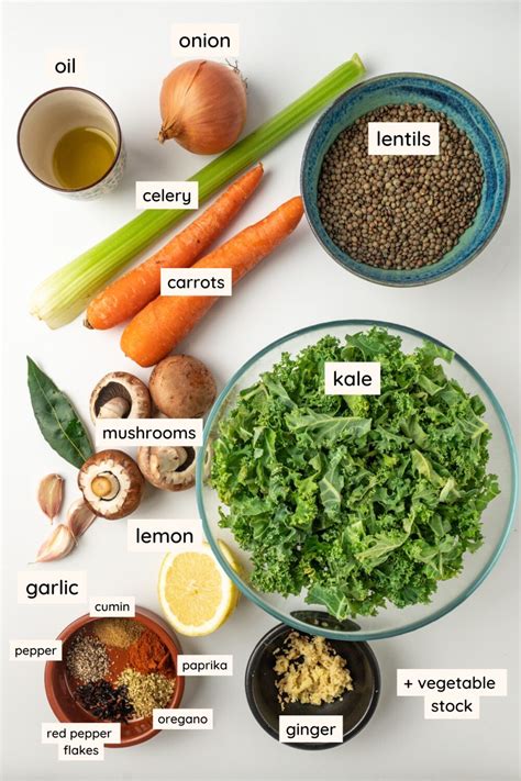 Lentil Kale Soup Vegan On Board