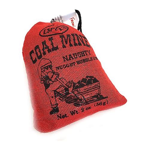 Coal Mine Naughty Nugget Bubble Gum 2 Oz Bag All City Candy