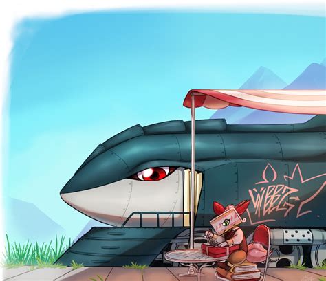 Shortmon Digimon Book Cake Digimon Creature Food Fruit Gift Green Eyes Looking At