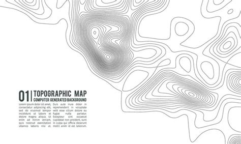 Topographic Map Contour Background Topo Map Elevation Contour Map
