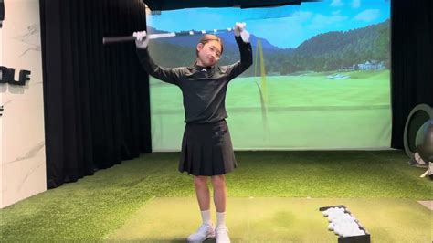 연습생 어린이 스윙연습중 골프 골프스윙 스윙 골프연습 Youtube