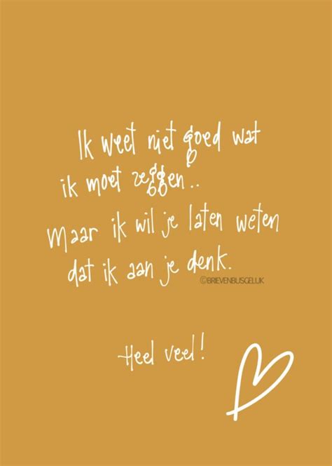 Brievenbusgeluk Weet Dat Ik Aan Je Denk Meervoorjou