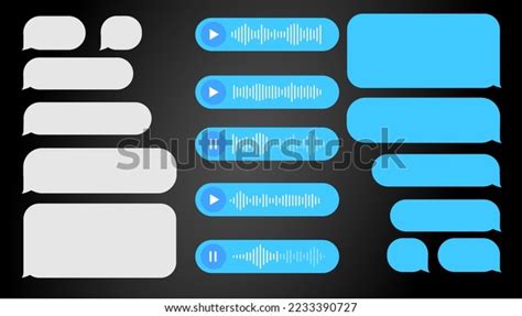 Vector Blank Templates Message Design Element Stock Vector Royalty Free Shutterstock