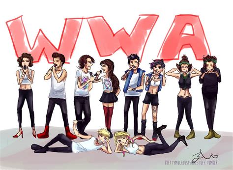 One Direction Girl Version Cartoon Drawings