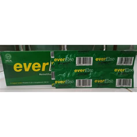 Jual Ever E 250 Strip 12 Kapsul Shopee Indonesia