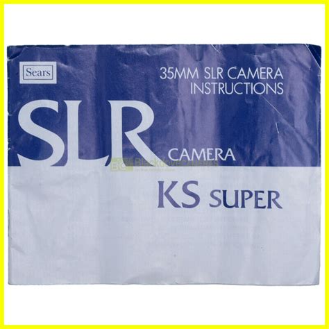 Sears Ks Super Camera Instructions User Manual Libretto Istruzioni