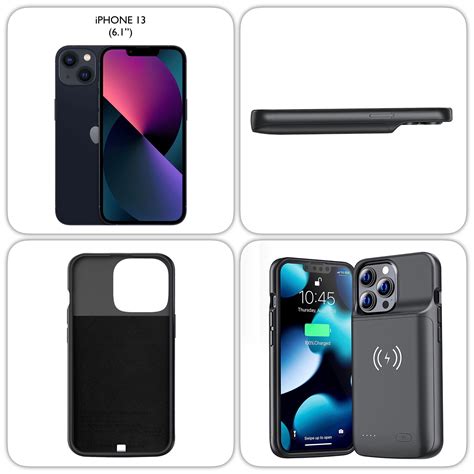 Ref 2915 Coque Batterie 4800 Mah Iphone 13 Pro Et Iphone 13 61 Pouces
