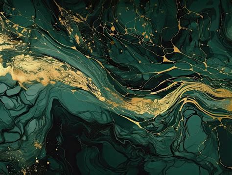Luxury Green And Gold Marble Texture Background Wallpaper 23878825