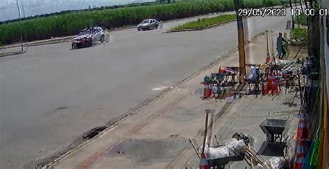 Vídeo Motociclista Fica Ferido Em Acidente Com Carro No Benedito