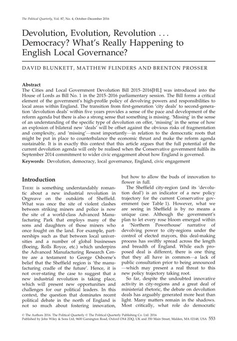 pdf devolution evolution revolution democracy what s really happening to english local