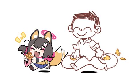Sensei Doodle Sensei And Izuna Blue Archive Drawn By Nemo