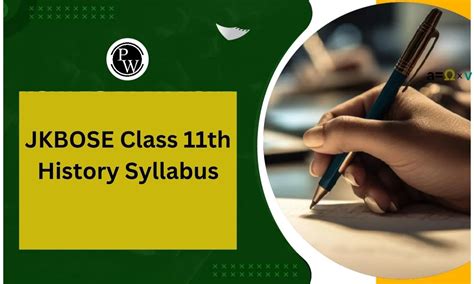 Jkbose Class 11th History Syllabus