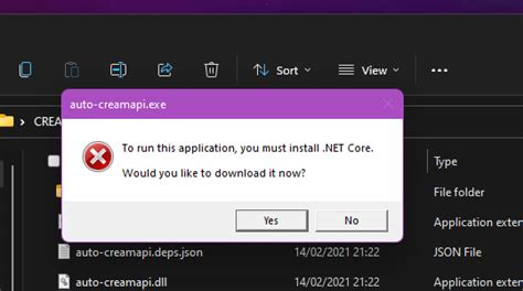 why does everytime i try to run autocream api it gives me this and