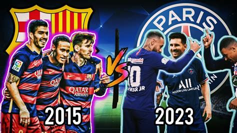 Msn 🆚 Mnm Messi Suarez Neymar Vs Messi Neymar Mbappe Youtube