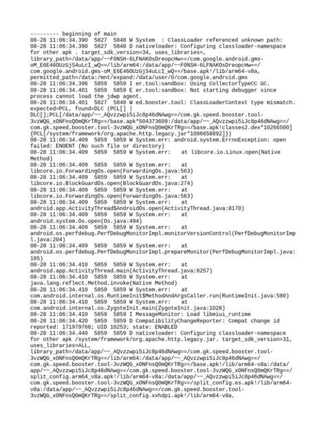 com gk speed booster tool logcat pdf