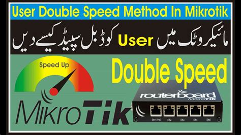 Mikrotik User Double Speed Trick Burst Limit Set Mikrotik Burst