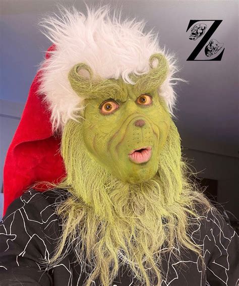 Grinch Foam Latex Prosthetic Etsy
