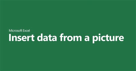 Start Using Mobile Excel Insert Data From Picture Catalyit Or The