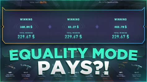 DOES EQUALITY MODE PAY Datdrop YouTube