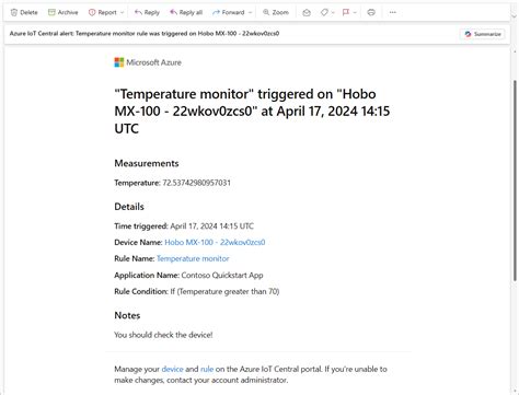 Tutorial Create And Manage Rules In Azure Iot Central Azure Iot Central Microsoft Learn