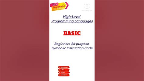 High Level Language Computerscience Programming Highlevellanguage