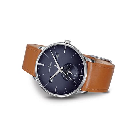 Buy Junghans Meister Day Date Month And Moon Phase Analog Blue Dial Men