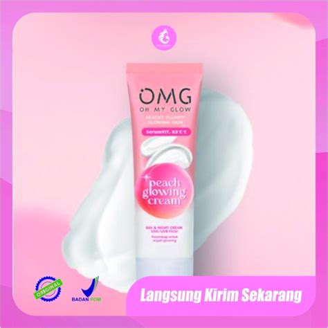 Jual Omg Oh My Glow Peach Glowing Cream 25g Shopee Indonesia